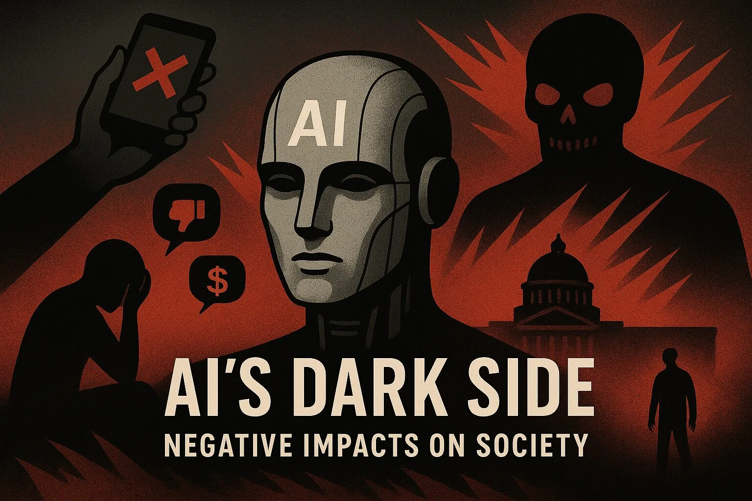 AI's Dark Side: Negative Impacts on Society - AI Mastery Plan
